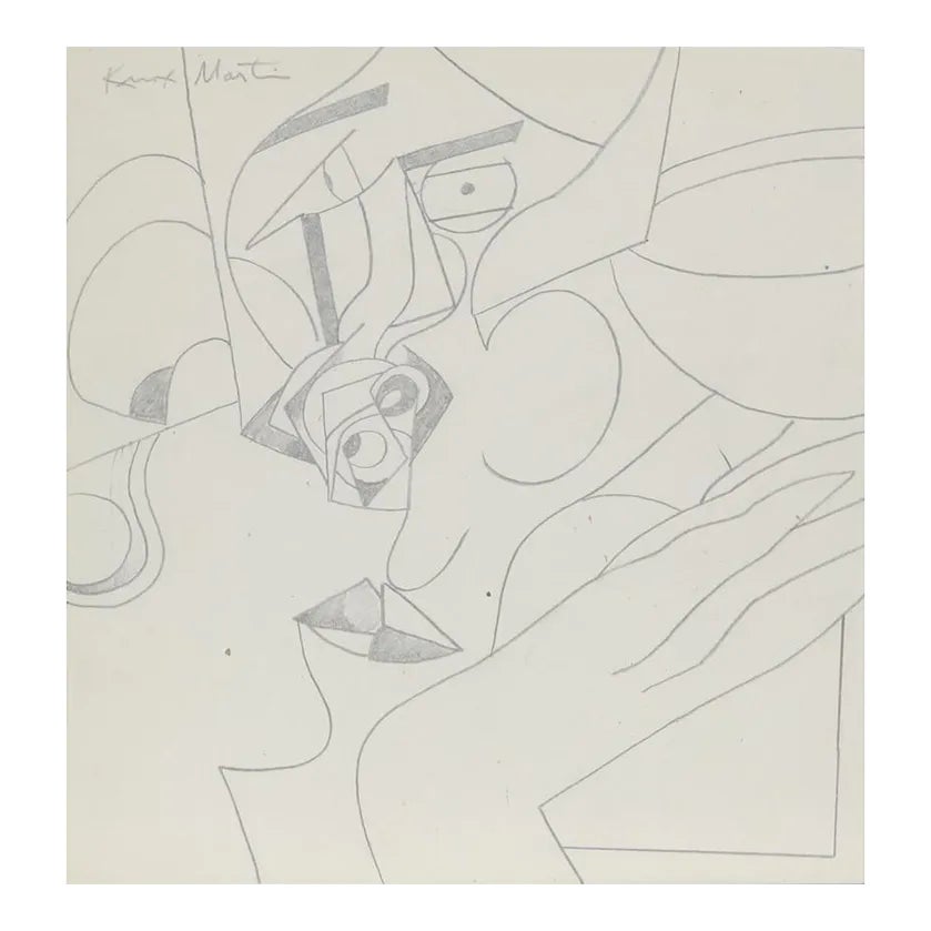 Drawing - XX, Knox Martin Pencil on Paper, Signed | Chairish