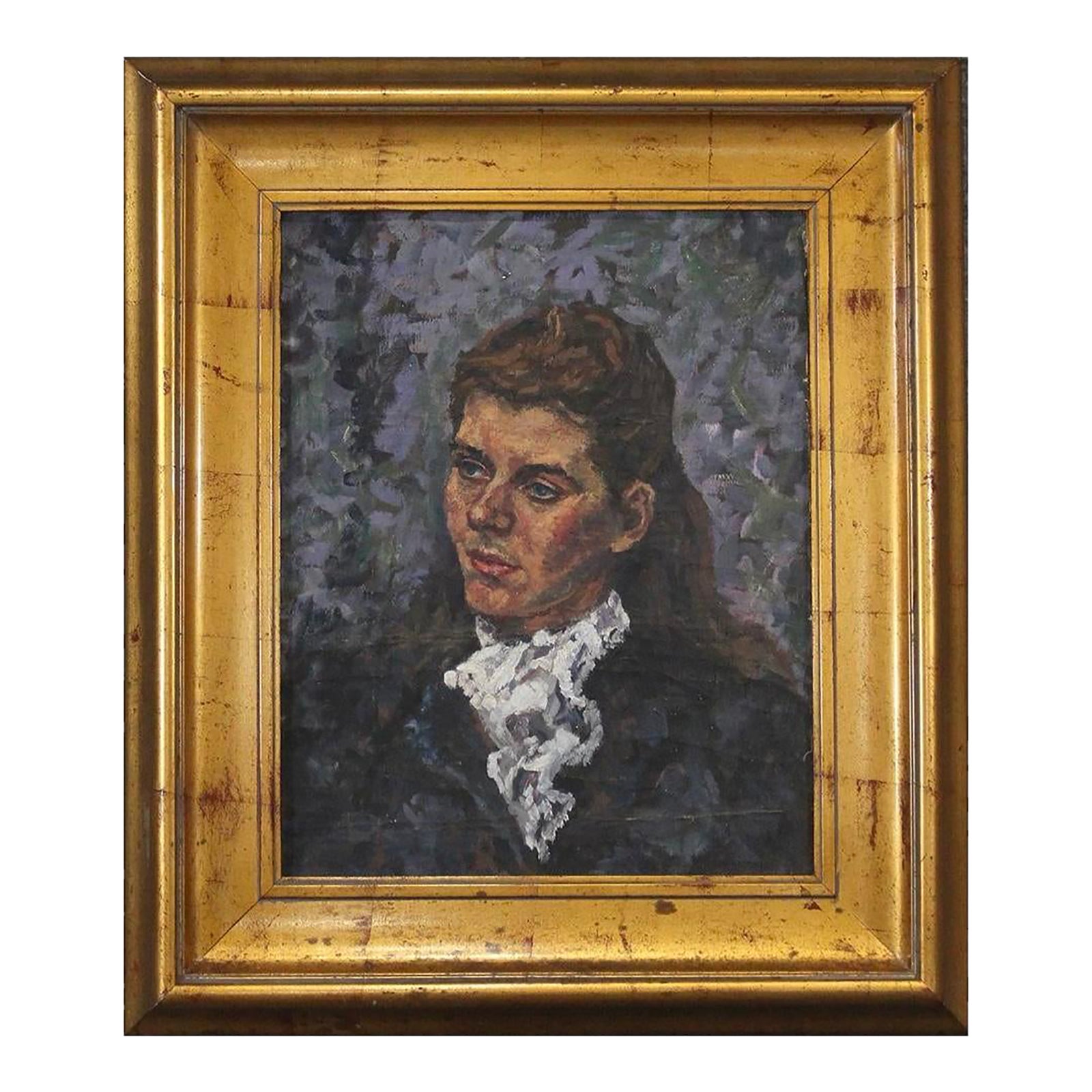 Listed Stewart Wheeler Portrait Oil Painting | Chairish