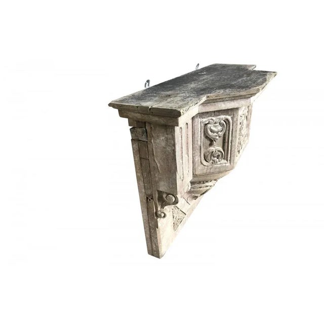 French 18th Century Wall Suspended Console | Chairish