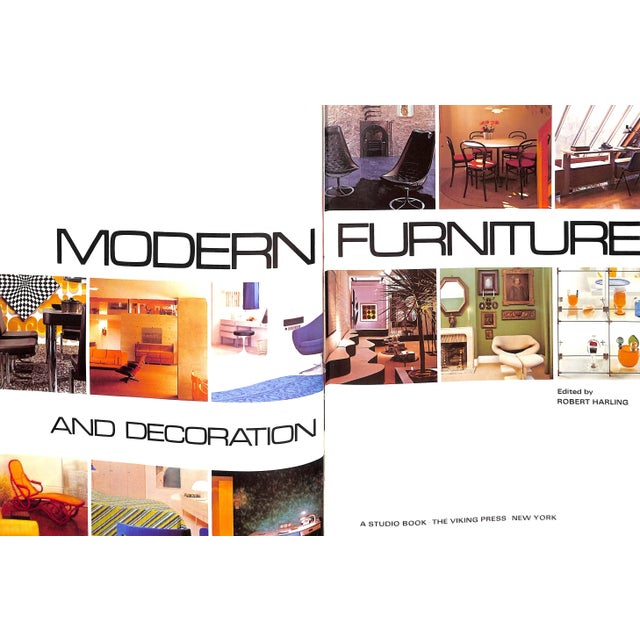 "Modern Furniture and Decoration" 1971 Harling, Robert [Edited By ...