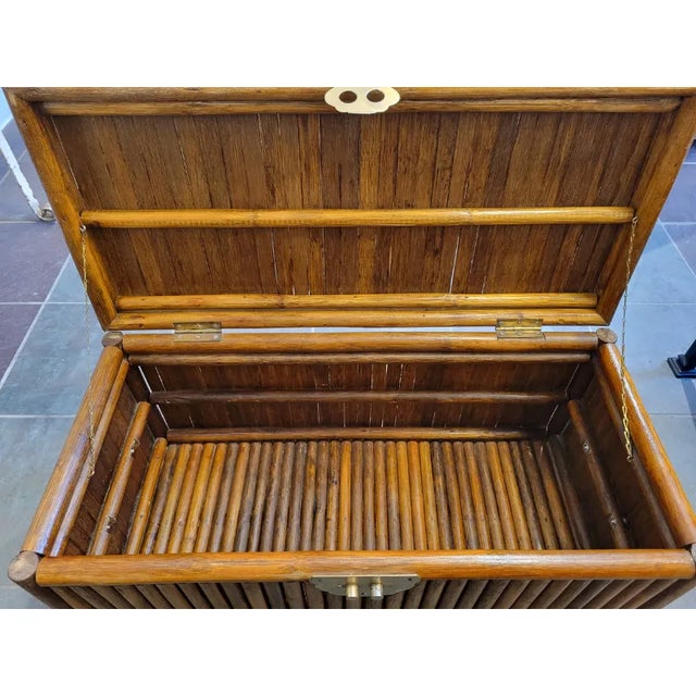 Vintage Reed Trunk | Chairish