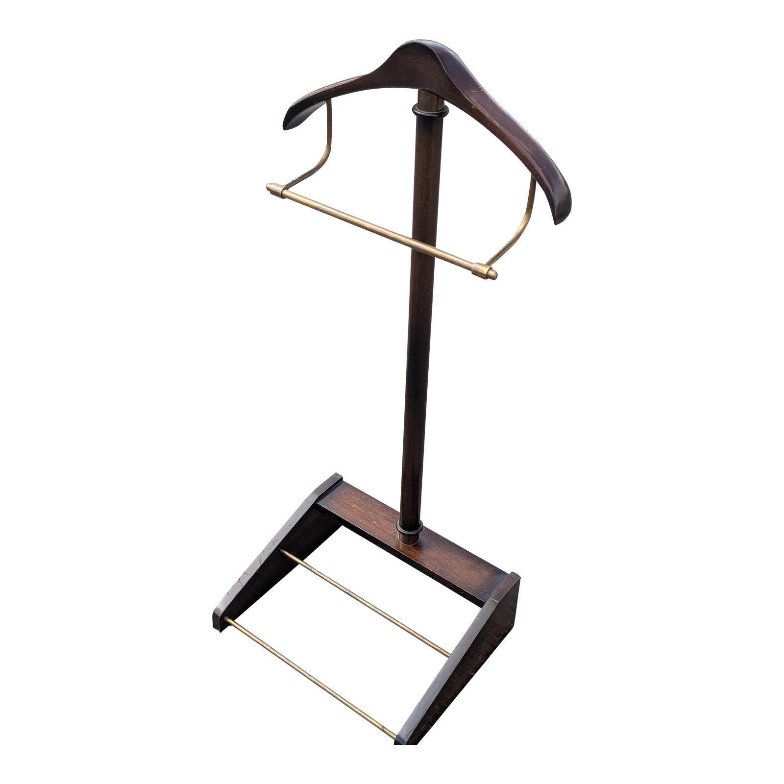 Mid 20th Century Gentleman’s Floor Standing Valet With Pole for Hanging ...