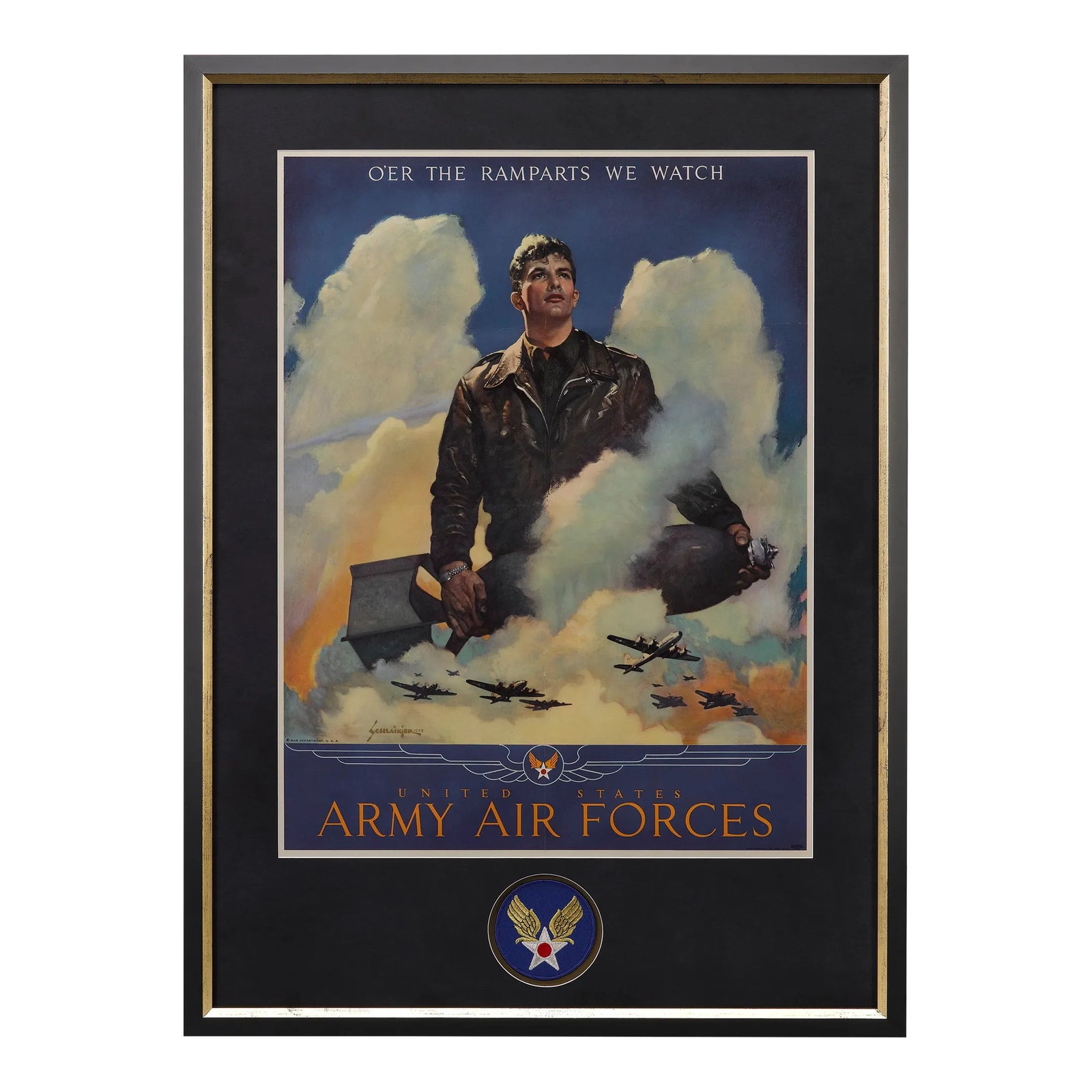 "O'er the Ramparts We Watch. United States Army Air Forces" Vintage ...