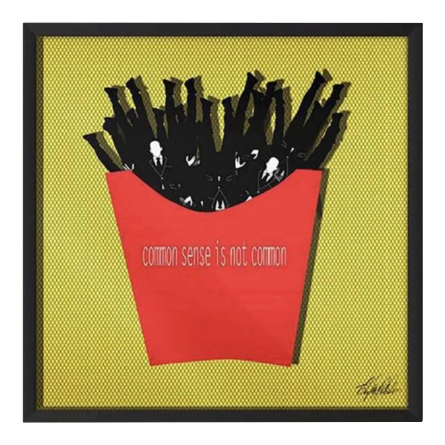 "Common Sense Is Not Common" Word Art Installation by Brigette Polemis ...