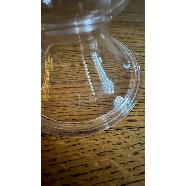 Pair of Juliska Glass Urns | Chairish