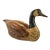 1960s Canadian Hand-Carved Goose Decoy With Glass Eyes | Chairish