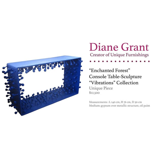 Contemporary 'Enchanted Forest' Console Table | Chairish