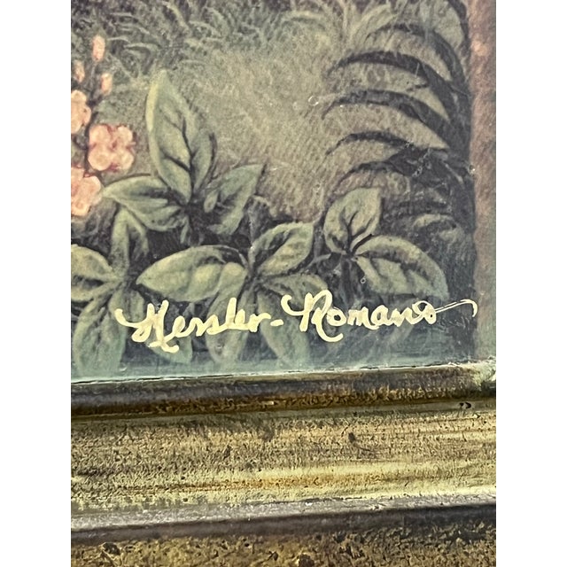 1970s Kessler-Romano Palmetto Passage II Print on Metal Frame | Chairish