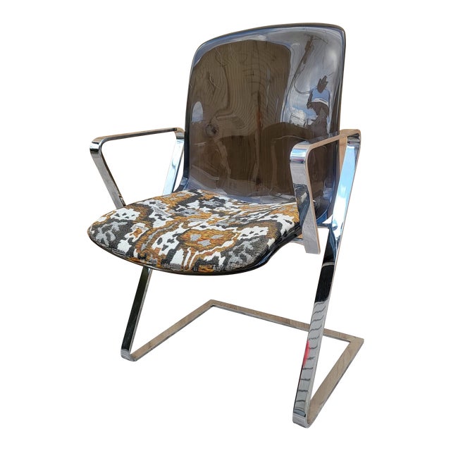 Mid 20th Century Mid Century Modern Chromcraft Style Tinted Lucite ...