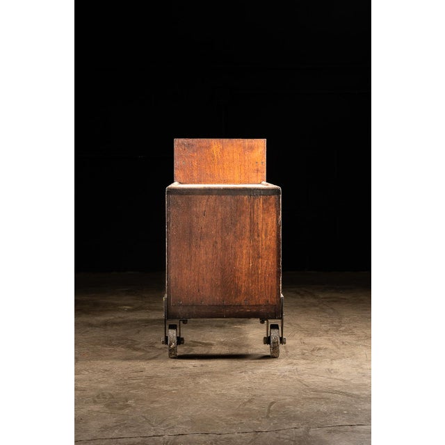 1920s Wooden Library Cart | Chairish