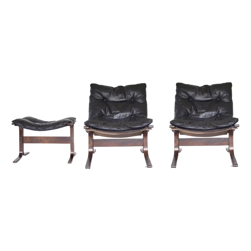 Vintage Siesta Lounge Set by Ingmar Relling for Westnofa, 1960s, Set of ...