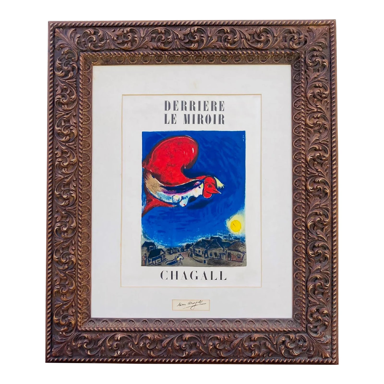 1950s Chagall Lithograph | Chairish