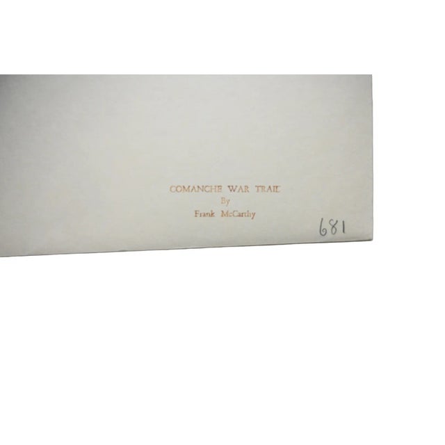 Frank McCarthy Comanche War Trail Signed & Numbered Limited Edition ...