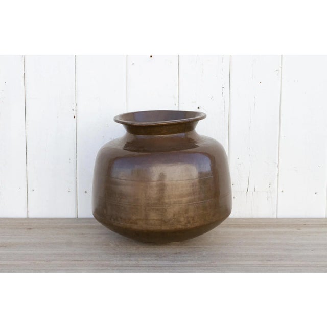 Original Kerala Patinated Brass Pot Chairish