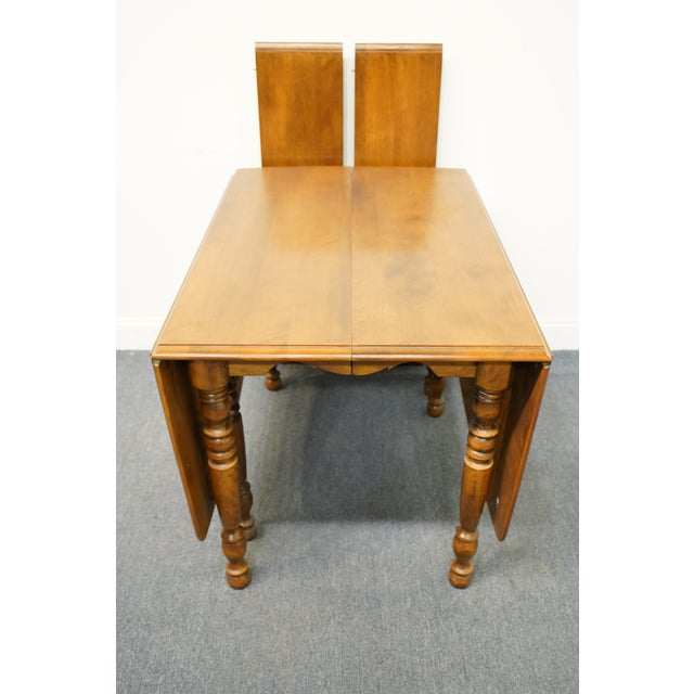 Temple Stuart Rockingham Solid Hard Rock Maple Colonial Style Drop Leaf ...