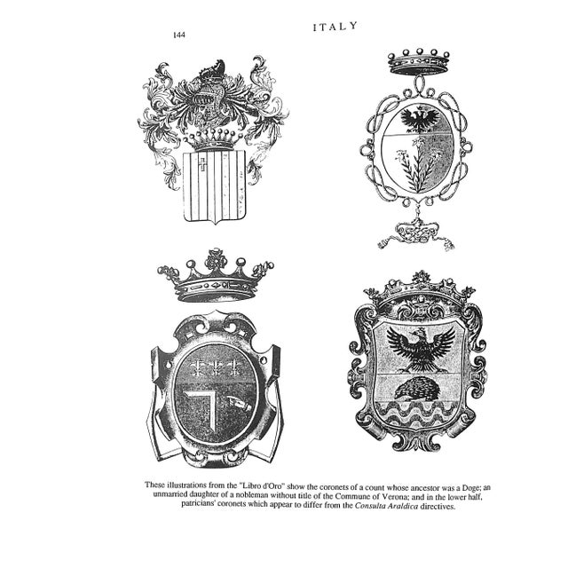"European Nobility and Heraldry" Book 1994 Pinches, J.H. | Chairish