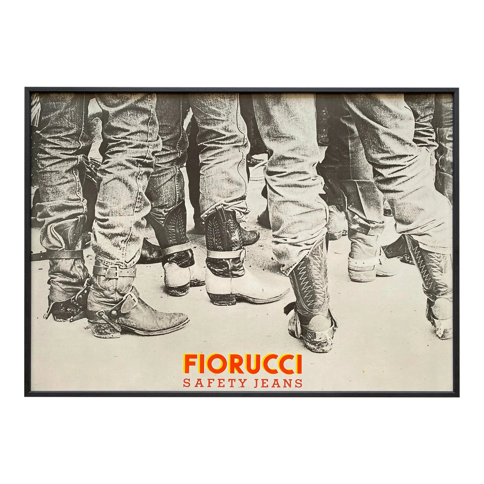 Fiorucci Vintage 1976 Postmodern New Wave Italian Fashion Framed ...