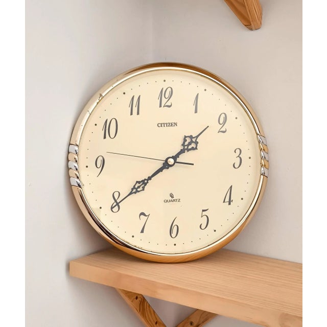 Vintage Citizen 1970s Wall Clock | Chairish