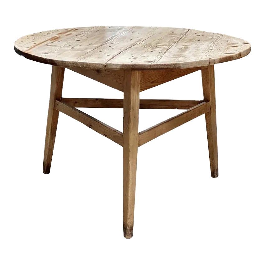 Large 19th Century English Cricket Table | Chairish