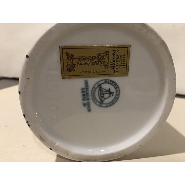 Mid 20th Century Alberts German Bird Pottery Crock | Chairish