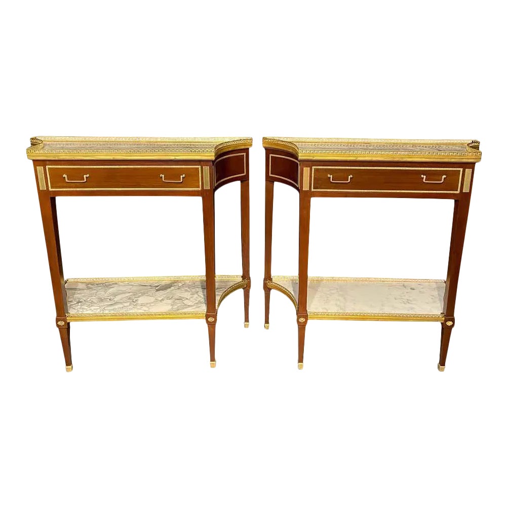 Russian Neoclassical Console Tables, Sofa Tables or Bedside Stands - a ...