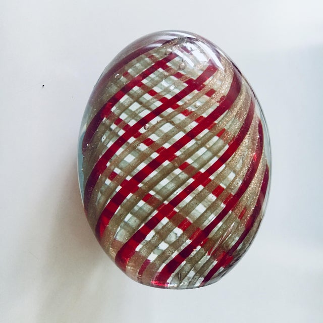 1970s Murano Italian Art Glass Paperweight, Italy | Chairish