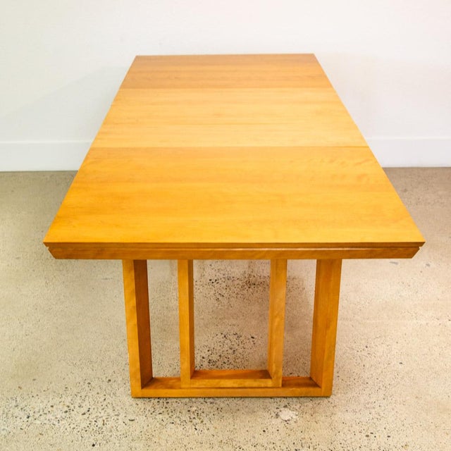 1950s Mid Century Modern Dining Table Conant Ball Russel Wright X3 Leaf ...