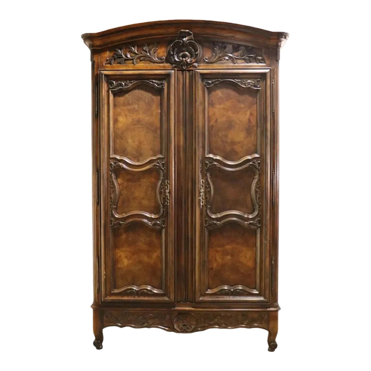 Fine Commanding Henredon French Large Armoire | Chairish