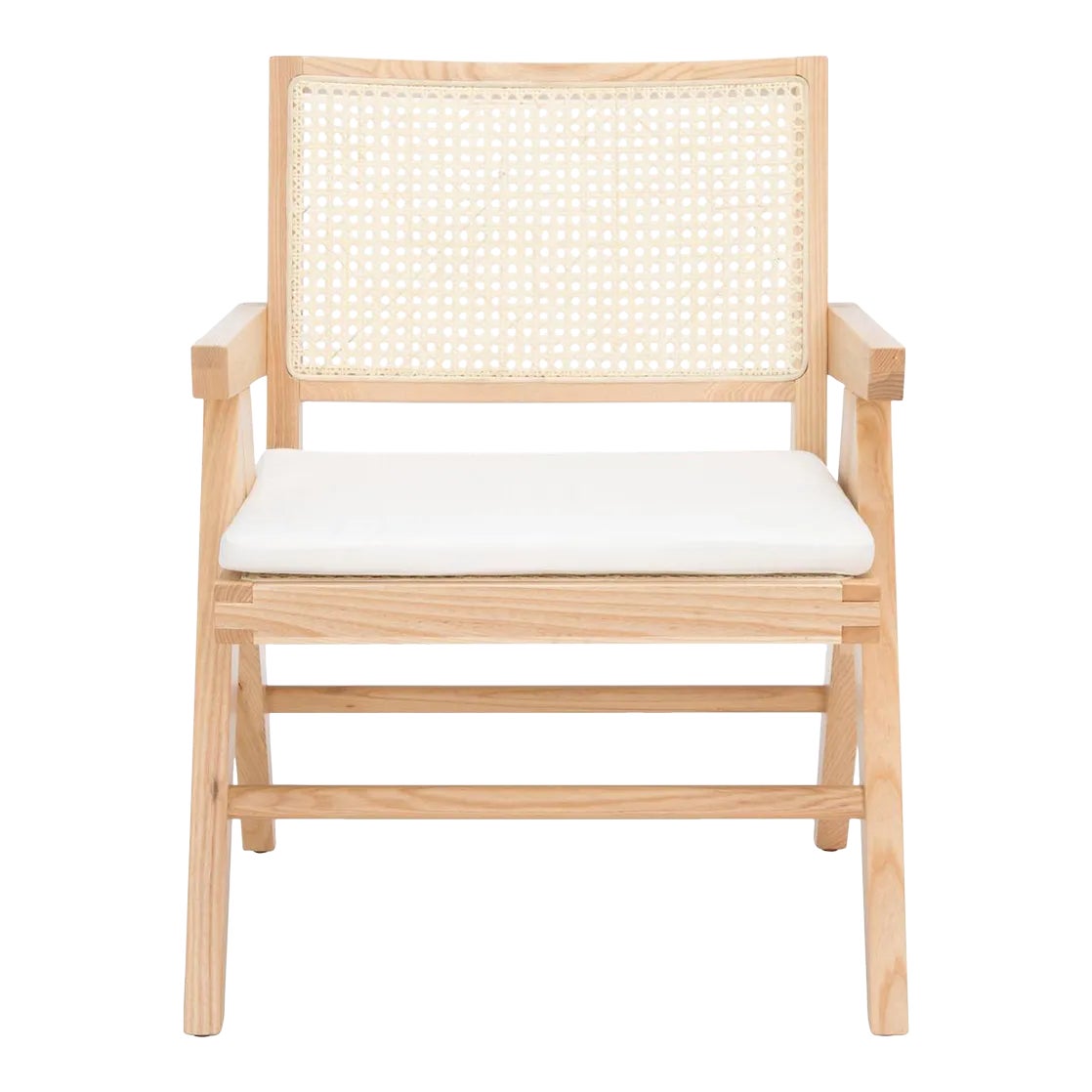Colette Rattan Accent Chair - Natural | Chairish
