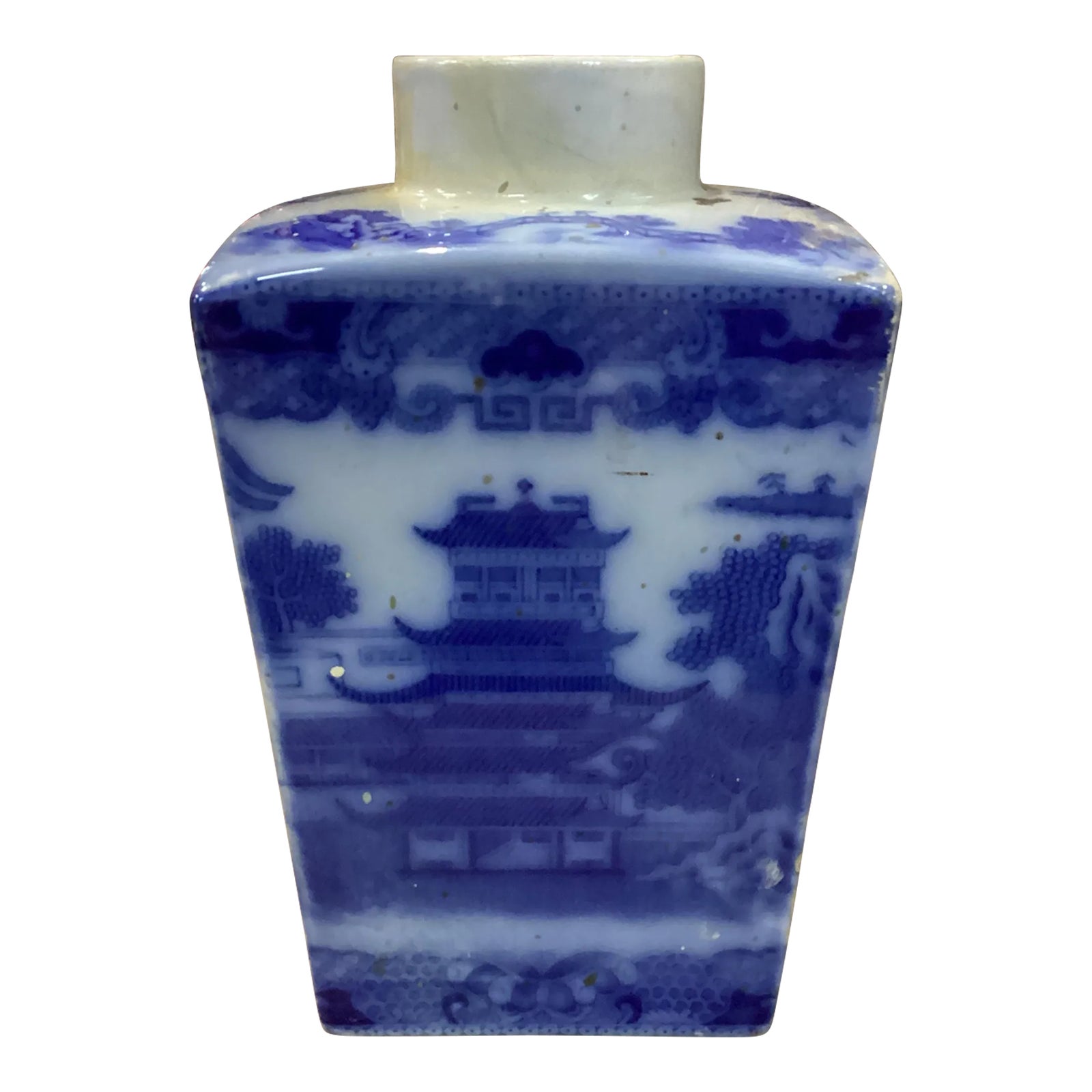 Mid 20th Century Rington's Tea Storage Vase | Chairish
