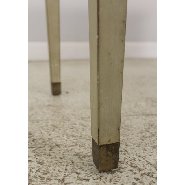 Regency Style 2 Drawer Paint Decorated Server | Chairish