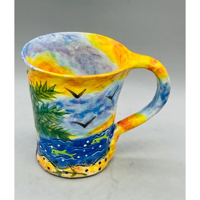 1980s Mismatched Set of 6 Hand Made Studio Pottery Cups | Chairish