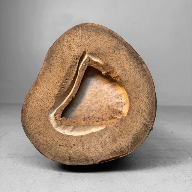 Bamboo Ikebana Stand with Ni-Ju-Giri Vase, 1930s | Chairish