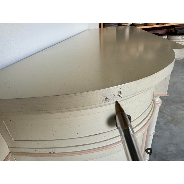 Hollywood Regency French - Style Faux Bamboo Details and Wire Doors ...