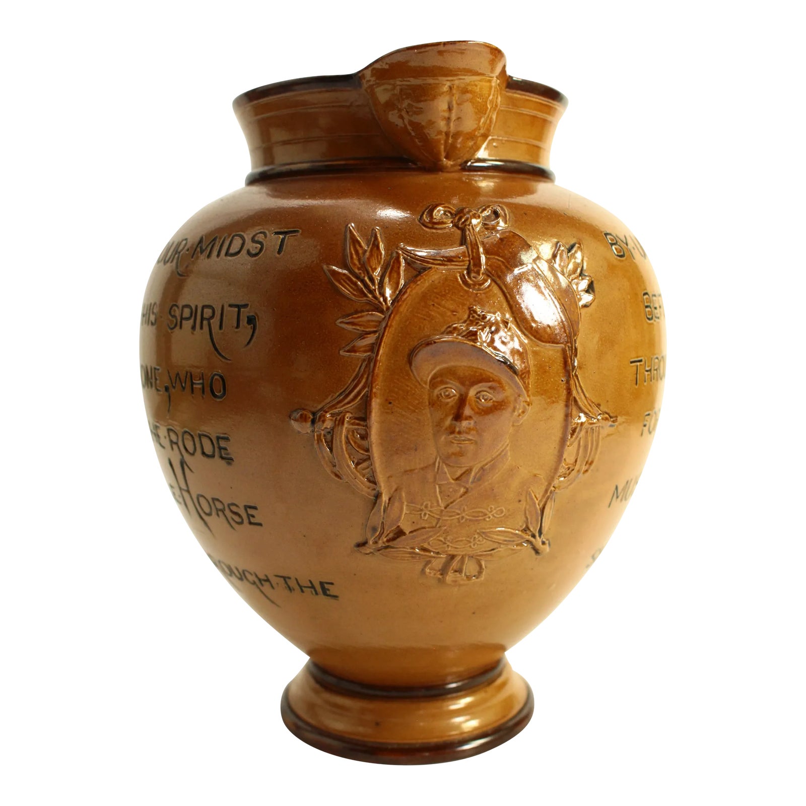 1872-1880 Equestrian Jug John Cutts Australian Jockey & Horse Archer by ...