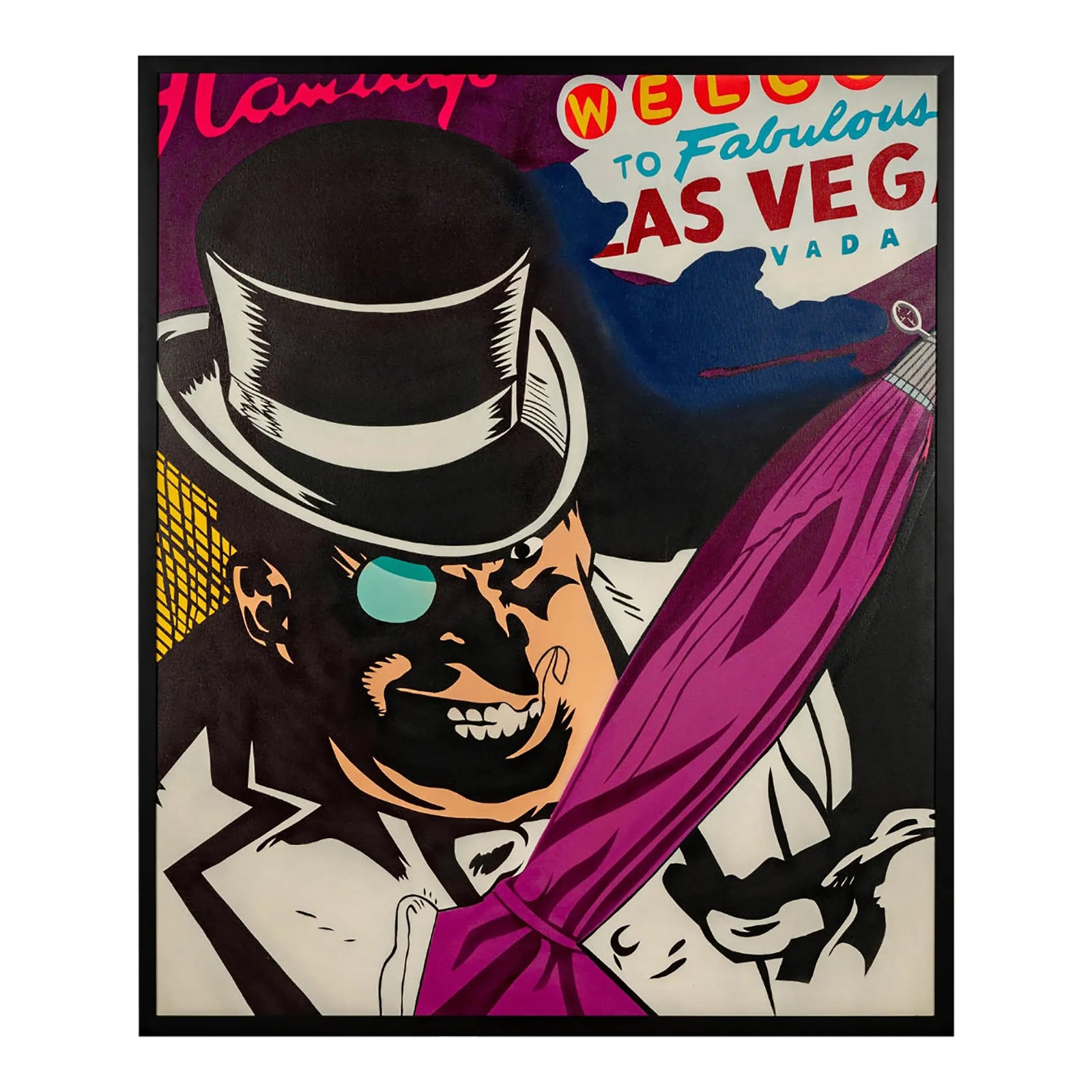 Huge Richard Mirando "Seen" Graffiti Art Painting of the Penguin in Las ...