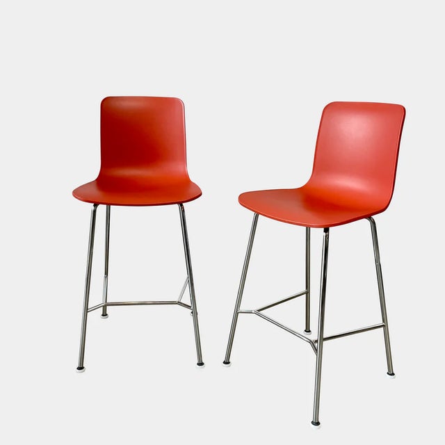 Vitra Set of Four Hal Counter Stools | Chairish