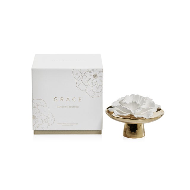Grace Porcelain Diffuser, Mandarin Blossom | Chairish