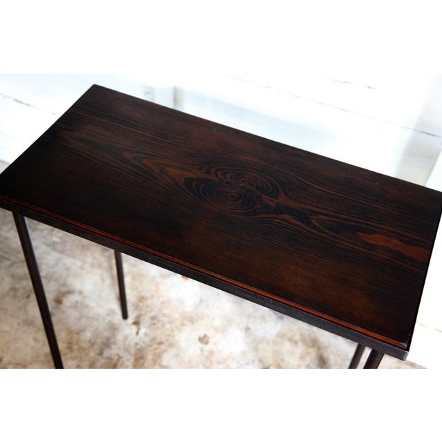 Artisan Made Mid-Century Modern Hand-Bag Entry Table | Chairish