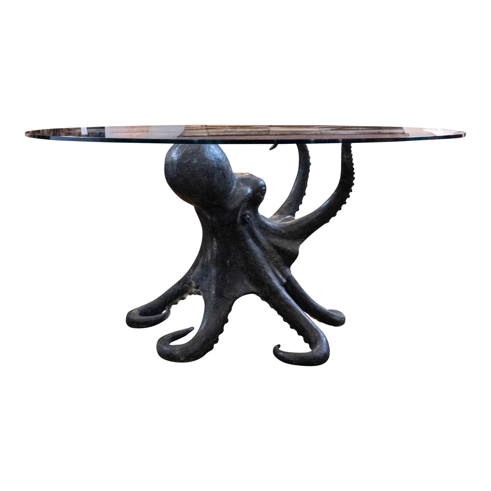 Italian Modern Bronze Octopus Table | Chairish