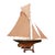 Gaff Cutter English 1920s Four Sail Pond Yacht on Stand with Solid Hull ...