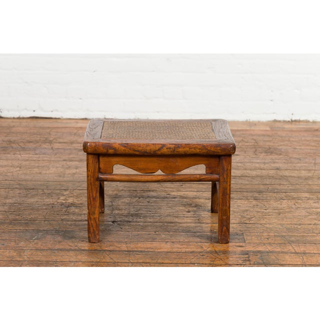Chinese Late Qing Dynasty 1900s Footstool or Low Drinks Table with ...