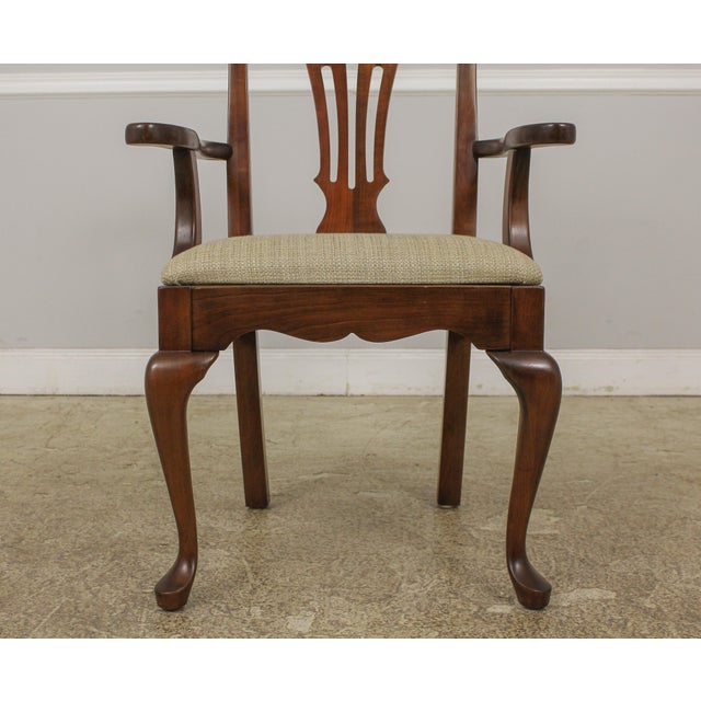 Set Of 8 Pennsylvania House Cherry Dining Room Chairs Chairish