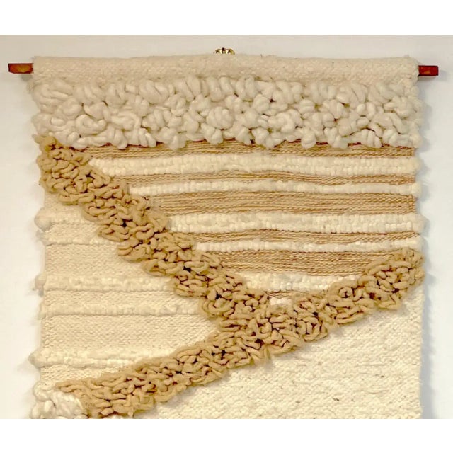 Woven Oaxaca School Abstract Fiber Art Tapestries - a Pair | Chairish