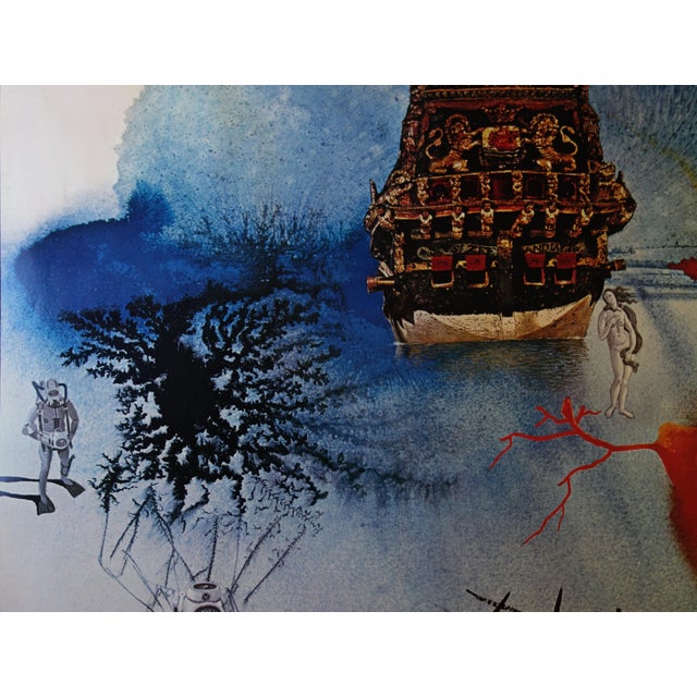 After Salvador Dali, Man and the Sea, 1972, Original Vintage Poster ...