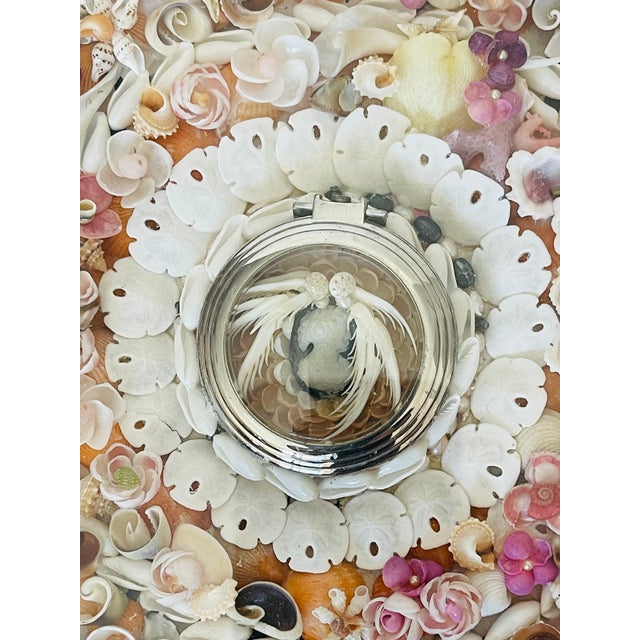 1950s Exquisite Vintage Sailors Valentines Sea Shells and Cameo | Chairish