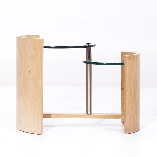 Jay Spectre Mid Century Cerused Oak Coffee Table | Chairish