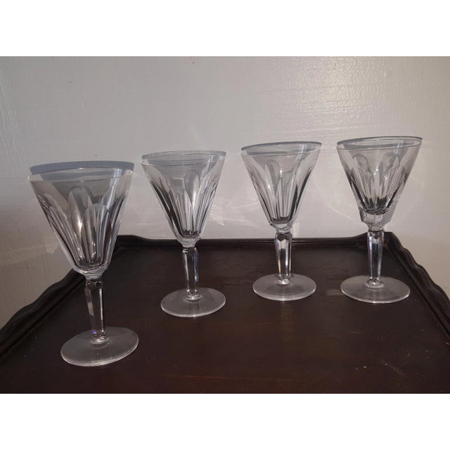 Vintage Waterford Crystal Wine Glasses Set Of 4 Chairish