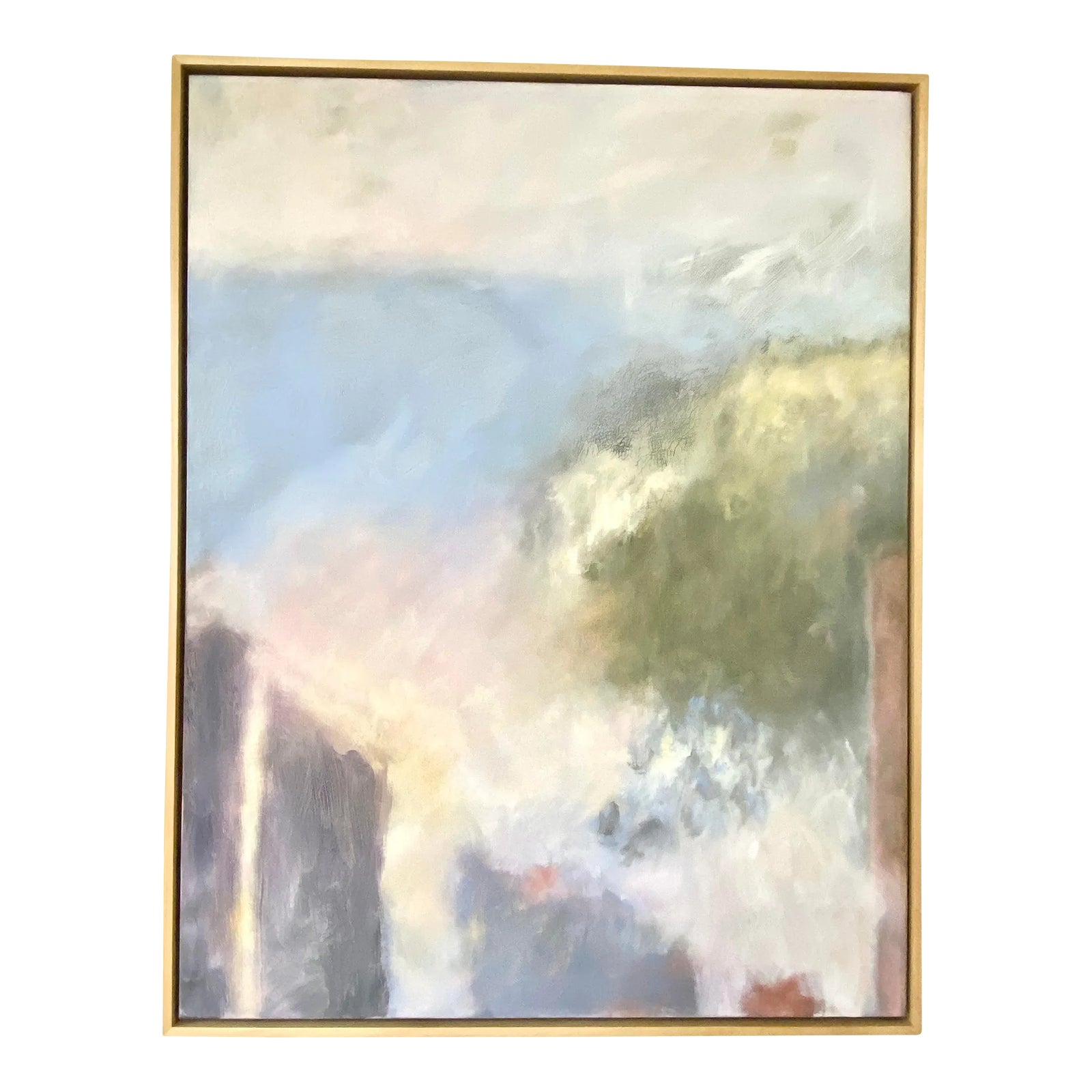 Barbara Sternberger Oil Painting on Canvas - "Near the Beach" C. 1989 ...