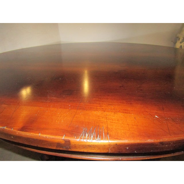 Traditional Solid Wood 70 Inch Round Dining Table | Chairish